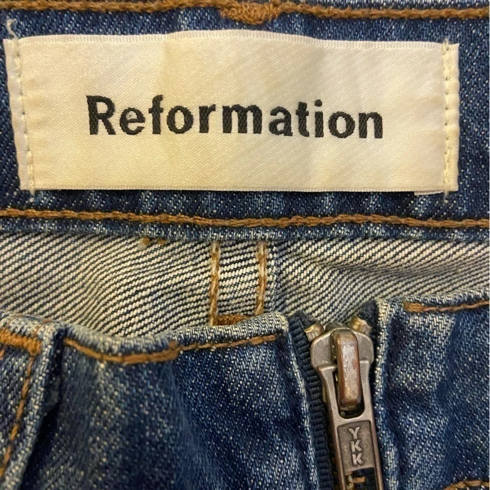 Reformation | Jeans | Reformation Brooke High Rise Straight Leg Zip ...